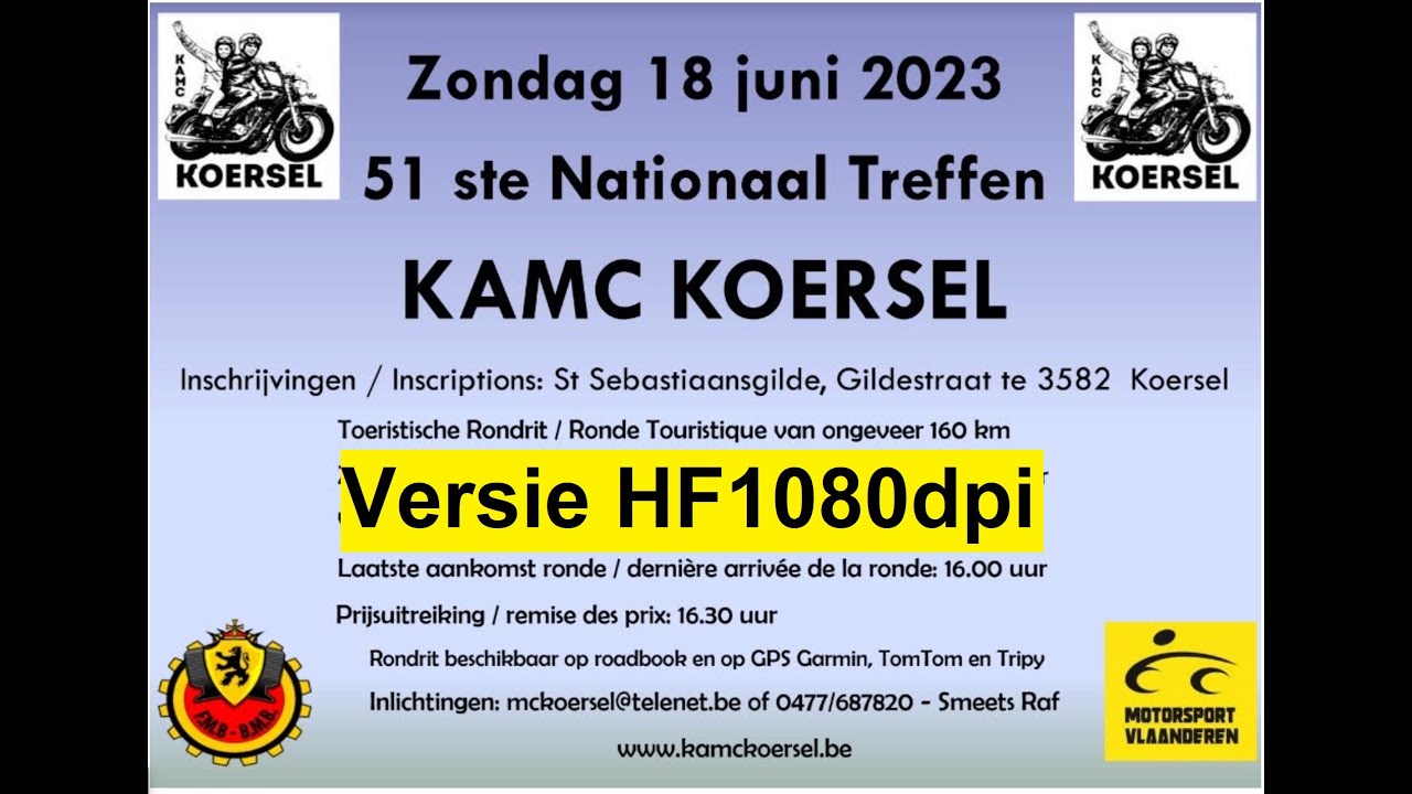 kamc 2023 koersel (Versie HF1080dpi) - YouTube