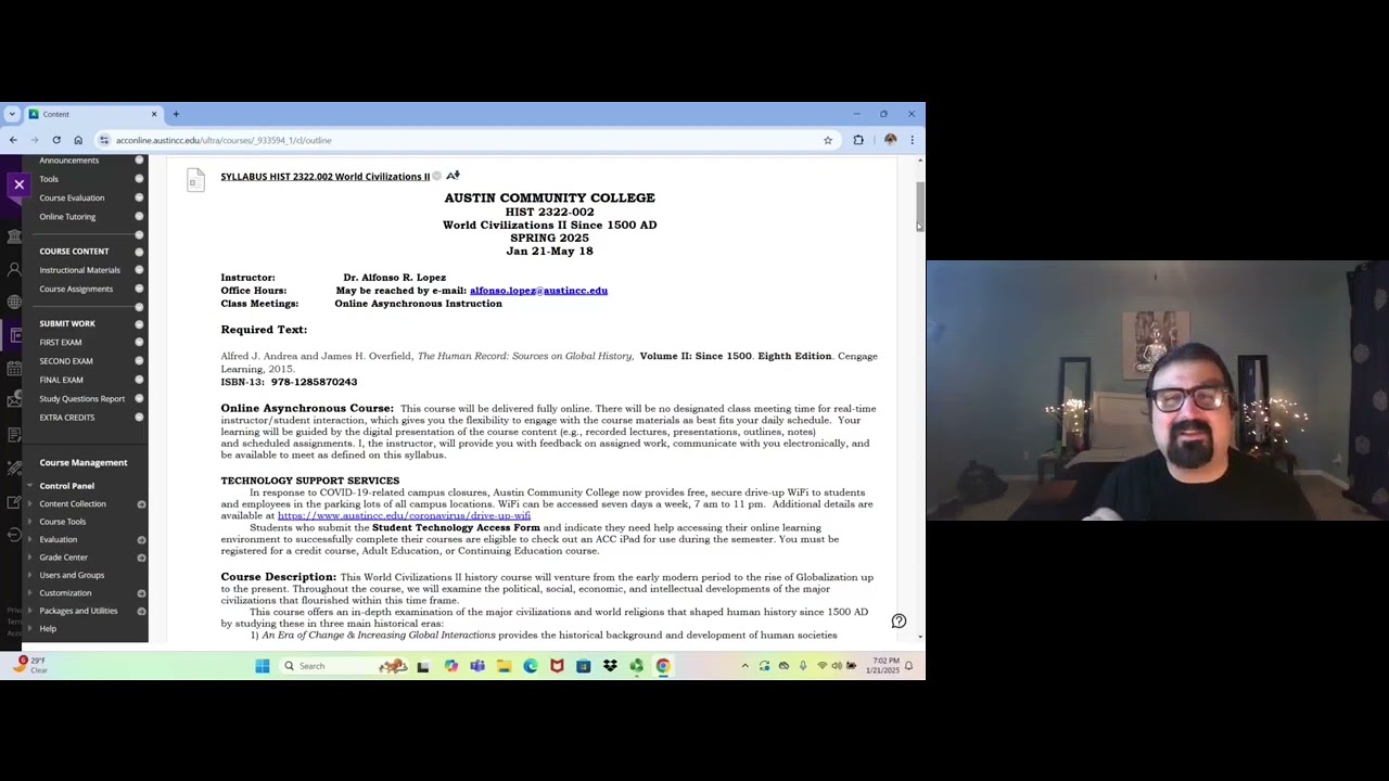 HIST 2322.002 CLASS INTRODUCTION SPRING 2025 - YouTube