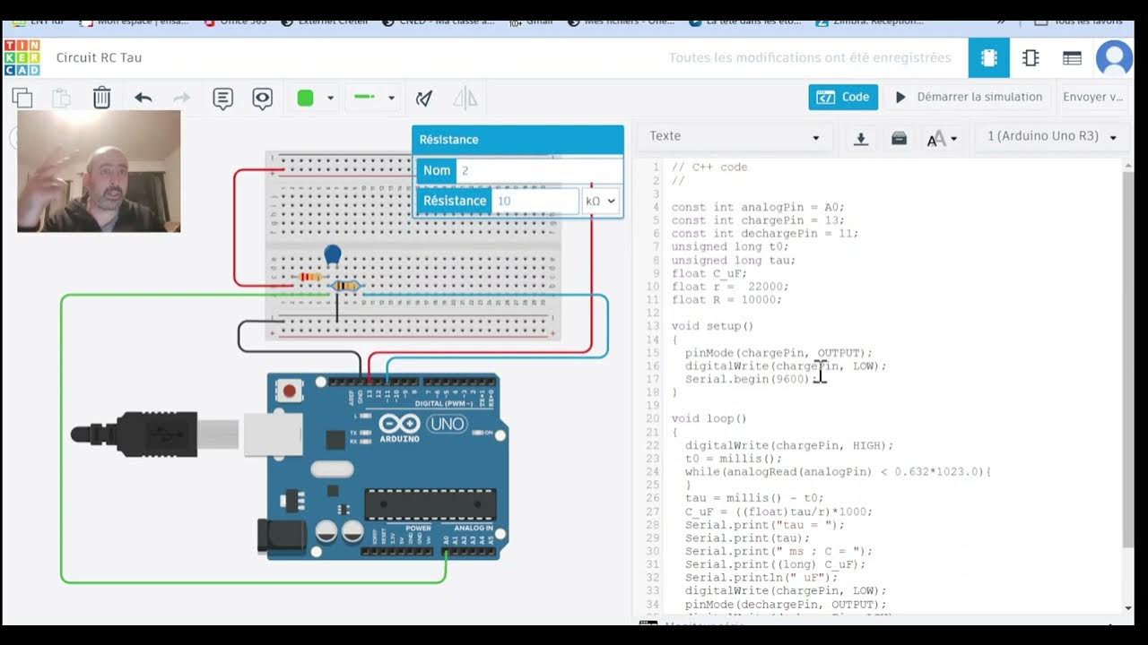 Circuit RC - Arduino - Détermination tau - YouTube