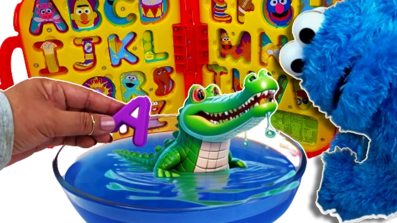Sesame Street Characters Alphabet Learning Video | ABC Letters ...