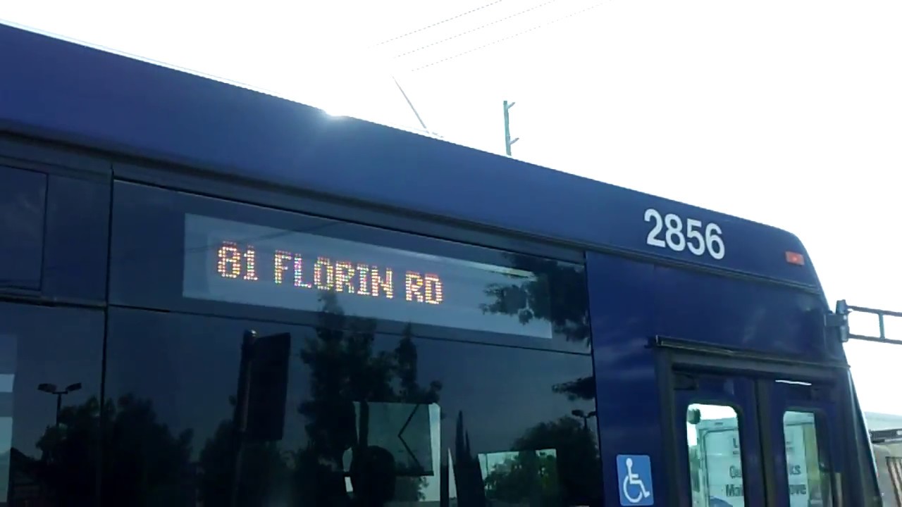 Sacramento Regional Transit: 2008 Orion VII NG CNG 2856 Route 81 Bus on ...