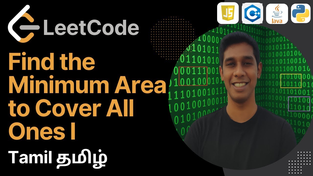 Find the Minimum Area to Cover All Ones I : Leetcode Tamil | POTD 22nd ...