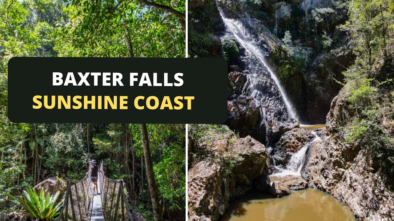 Baxter Falls in Sunshine Coast Swimming Hole! - YouTube