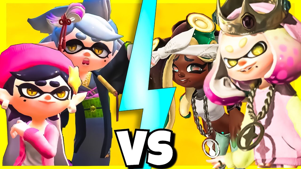 Pearl and Marina vs Callie and Marie MASH UP 2018 - Splatoon Music (OST ...