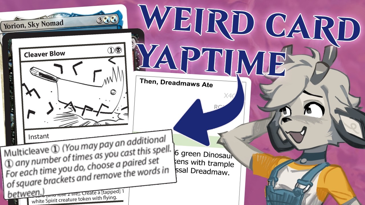 Yapping about weird cards so you have something to listen to at work ...
