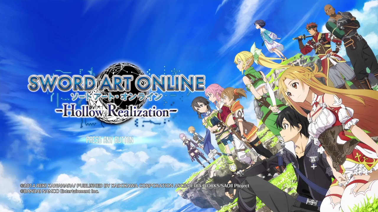SAO HOLLOW REALIZATION Menu Screen - YouTube