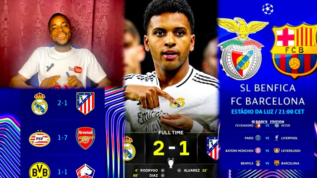 CHAMPIONS LEAGUE R16 MATCH DAY 2, ANALYSIS, PREVIEW, PREDICTIONS ...