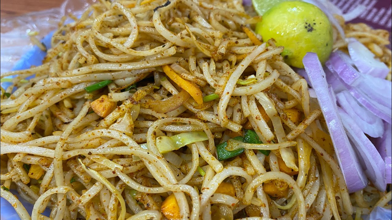 Street Style Spicy Veg Noodles Hyderabad Street Food Youtube