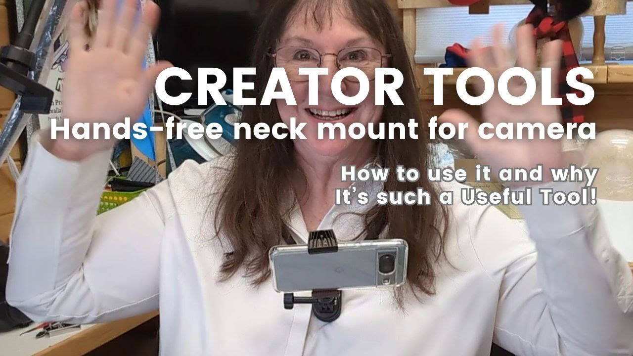 Hands Free with neck mount, perfect for hand work videos - YouTube