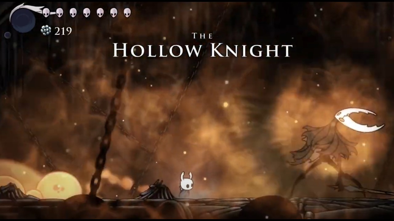The hollow Knight boss fight and end cutscene - YouTube
