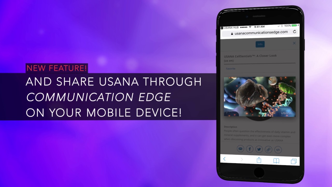 The USANA Mobile Hub - USANA Health Sciences NZ - YouTube