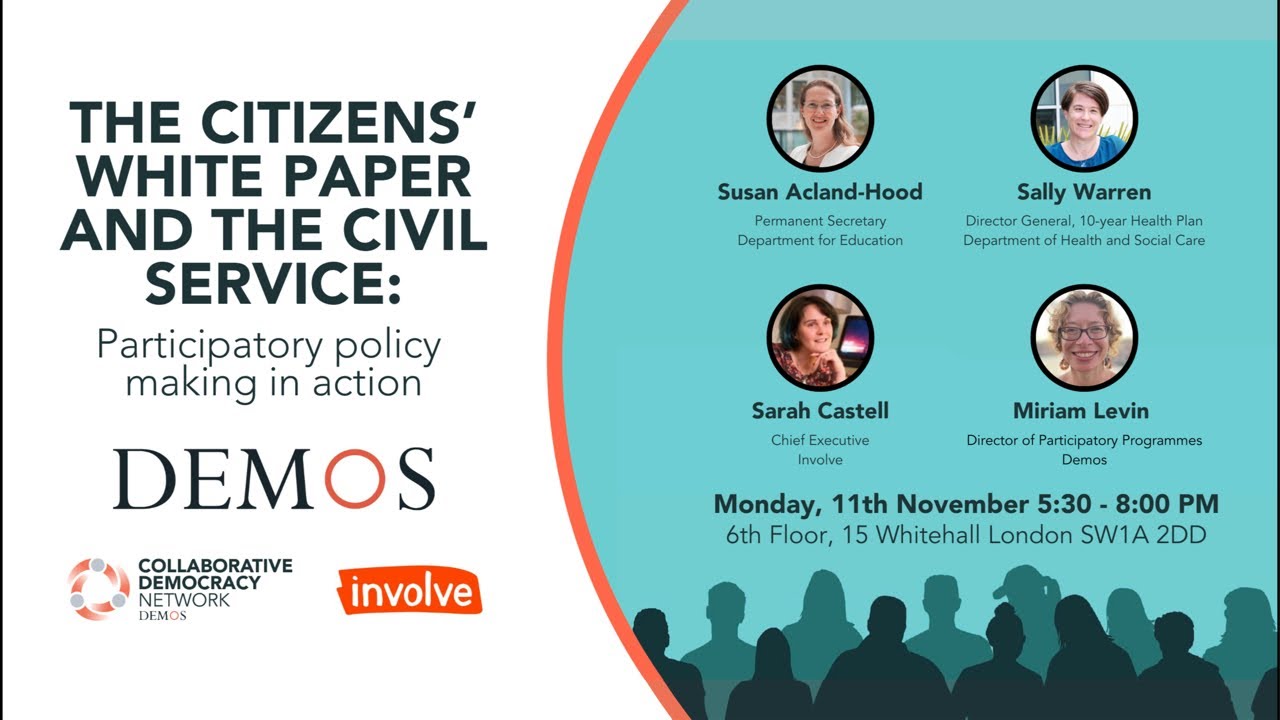 The Citizen’s White Paper and the Civil Service: Participatory policy ...