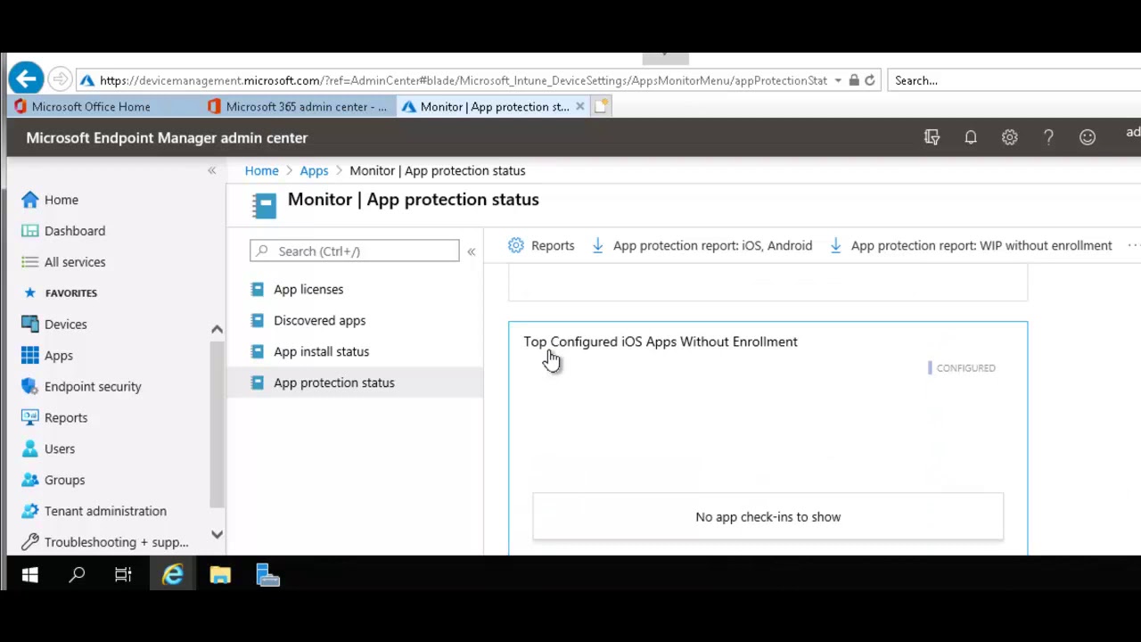 Monitoring App Protection in Intune - Etechtraining.com - YouTube