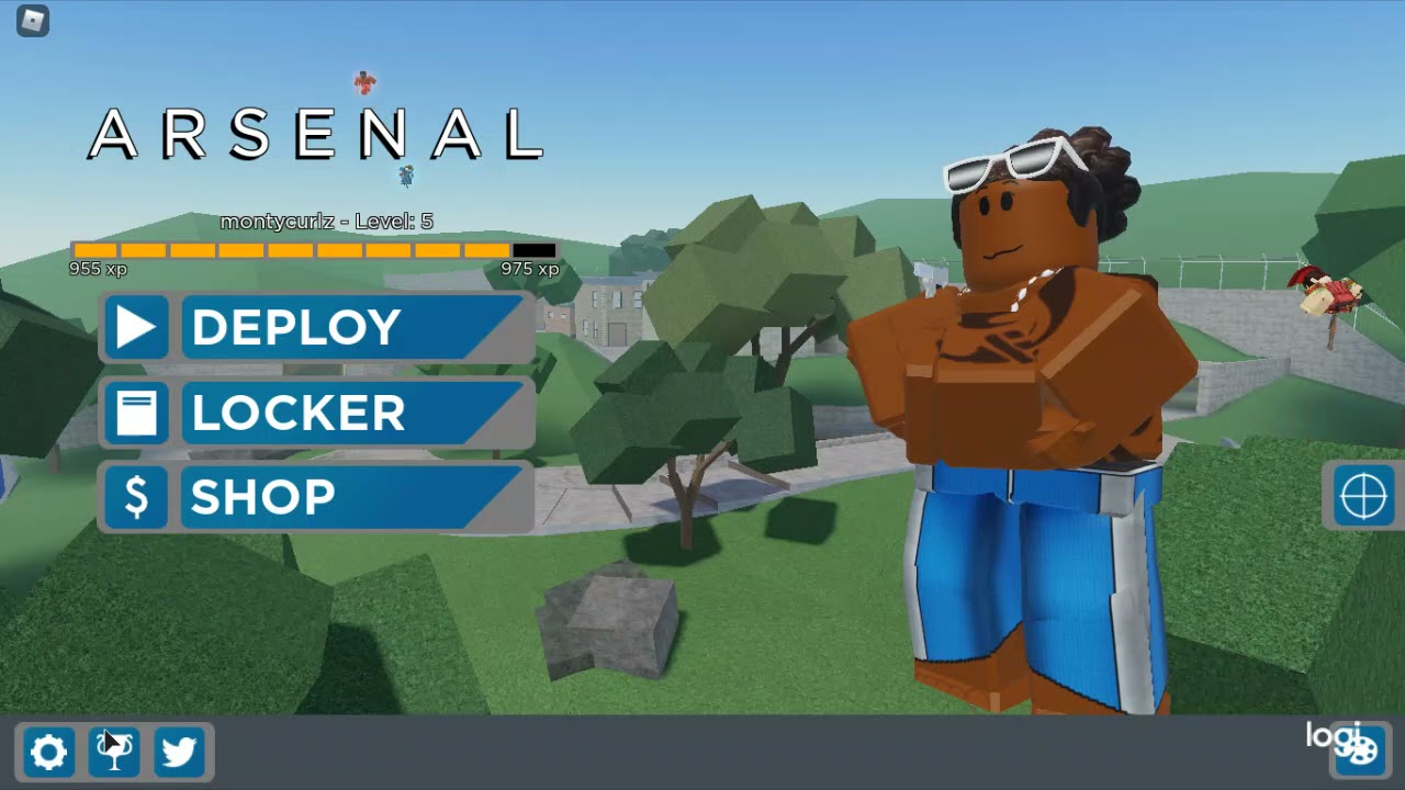 BUYING THE SURFER SKIN IN ROBLOX Arsenal - YouTube