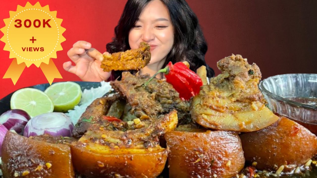 Pork Belly and Ribs Recipe || pork mukbang || hot and spicy || - YouTube