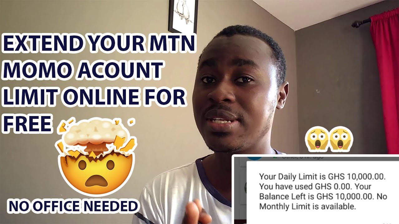HOW TO EXTEND YOUR MTN MOMO ACCOUNT LIMIT FOR FREE ONLINE! - YouTube