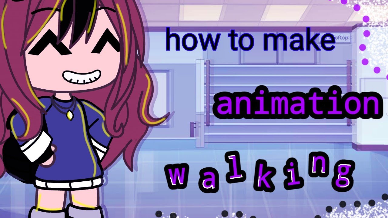 how to animate your oc walking tutorial || gacha life - YouTube
