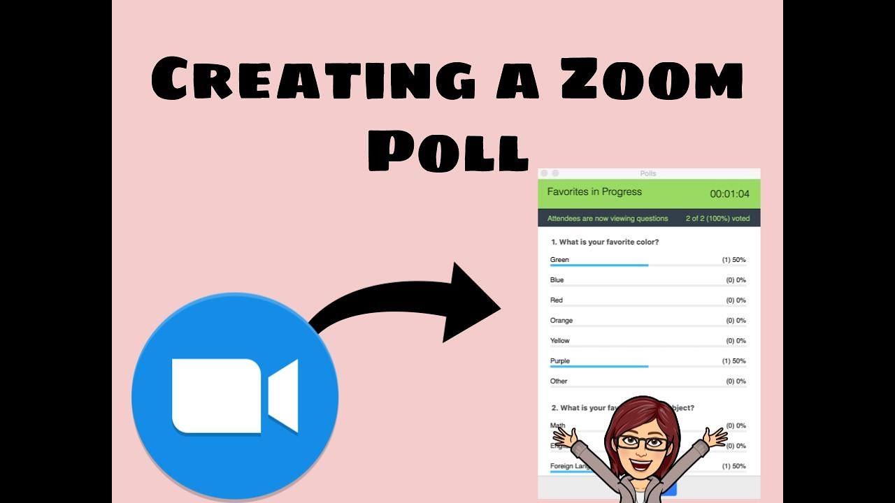 Creating A Zoom Poll BEFORE Your Meeting - YouTube