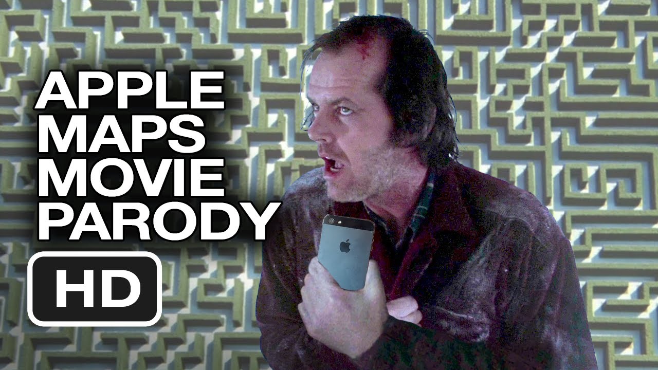 Apple Maps The Shining Parody Movie HD - YouTube