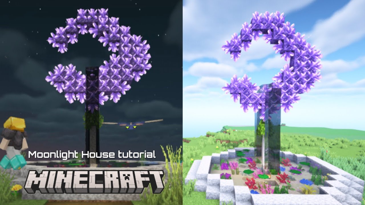 Minecraft: Moonlight House Build a beautiful and easy little - YouTube