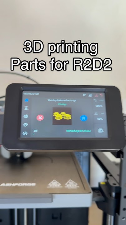 3D Printing Parts for R2D2 our Big Robot | Robotics & AI Revolution with Fusion #3DPrinting # ...