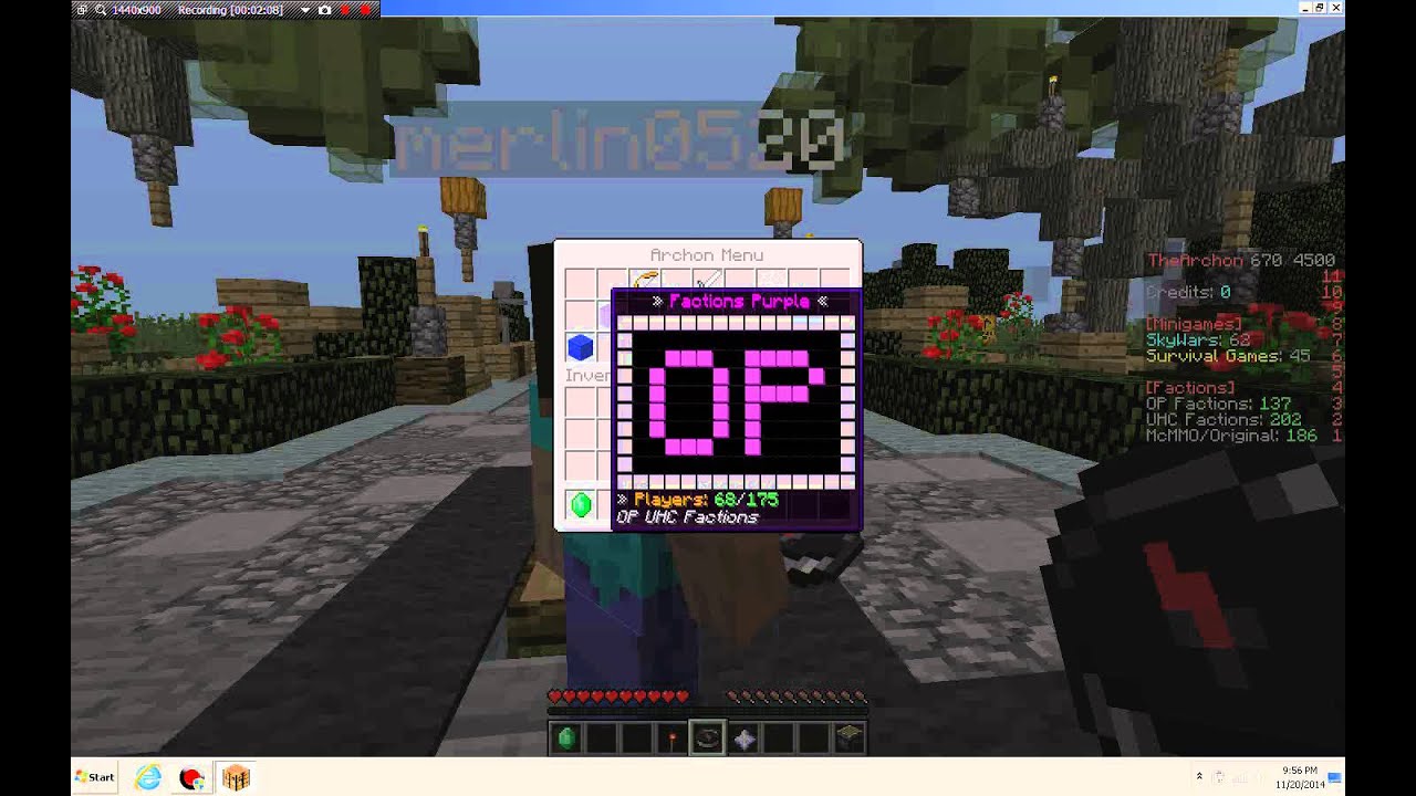 Thearchon minecraft server logo - flopery