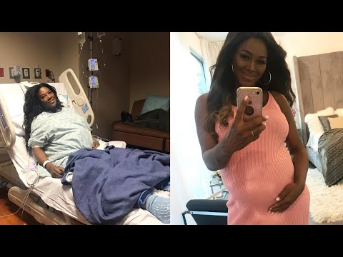 47 year-old beauty queen gives birth to a baby girl - YouTube