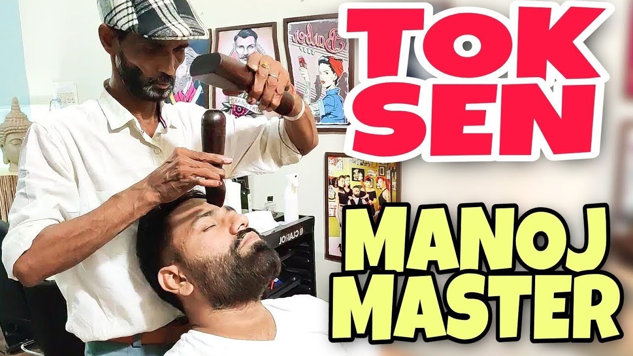 💈MANOJ MASTER💈 ENERGISING HEAD MASSAGE & SIGNATURE CRACKINGS 💈ASMR ...