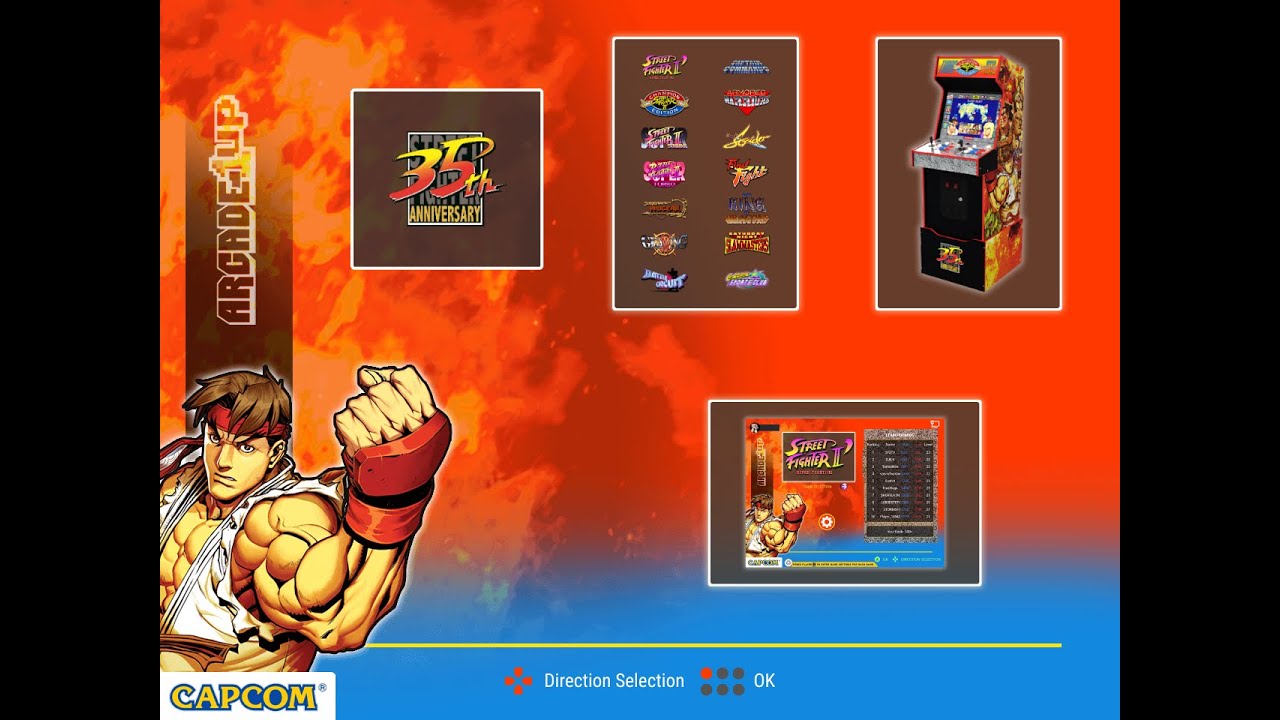 Quick theme demo - Multiple home screens on Yoga Flame Arcade1Up ...