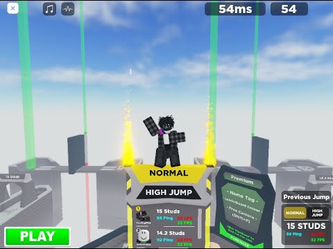 15 Stud High Jump World Record l Max Jumps (30 FPS) - YouTube