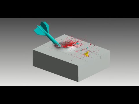 125mm BM15 APFSDS Projectile Vs 250 BHN RHA #Armor Piercing Simulation ...