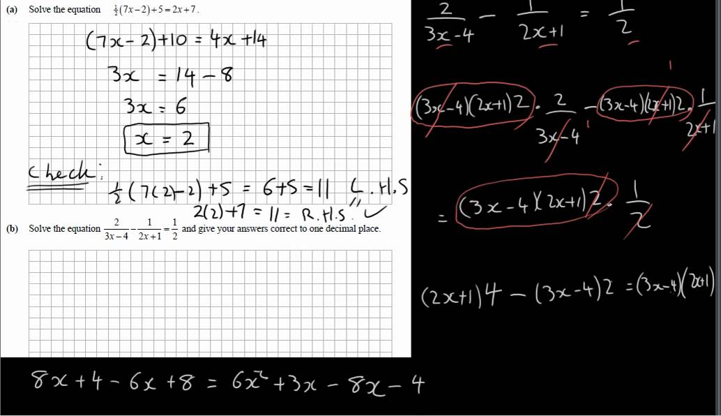Q4 Algebra - Project Maths OL Paper 1 (2012) - YouTube
