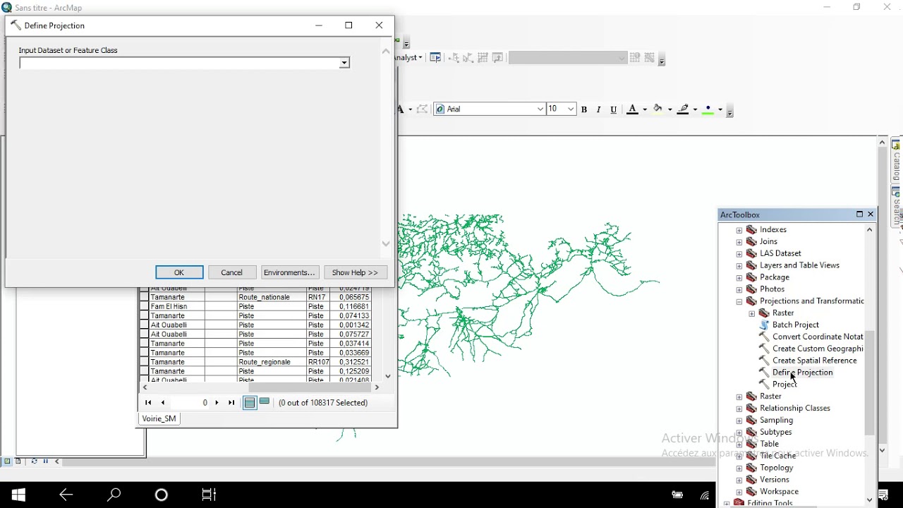 Comment calculer la longueur des distances sur Arcgis - YouTube