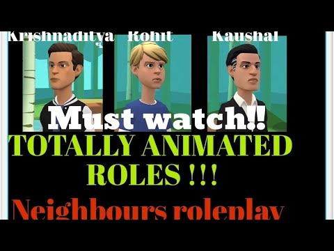 Neighbours fight role play with moral | English | animated interesting ...