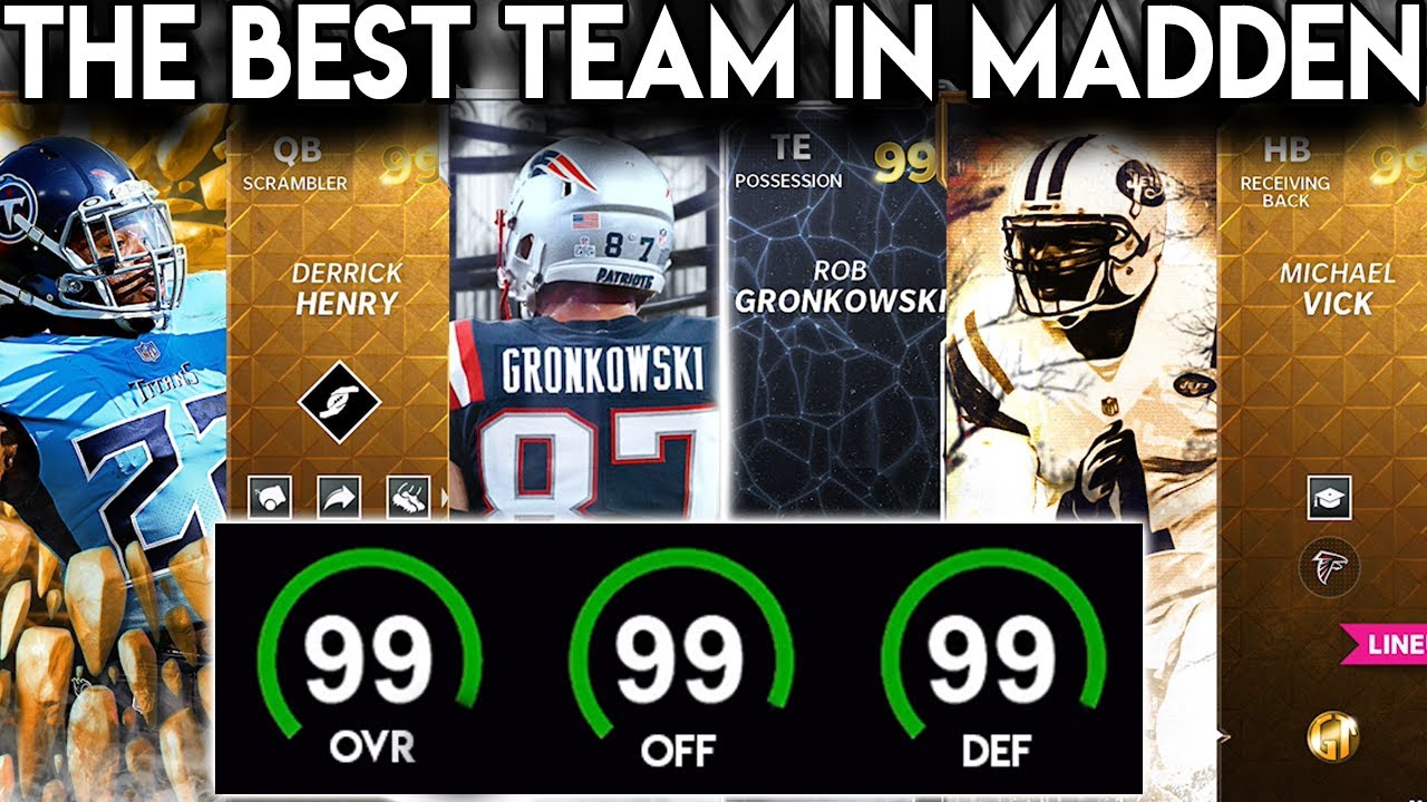 THE 99 OVERALL TEAM IS COMPLETE [THE BEST TEAM IN MADDEN #44] - YouTube
