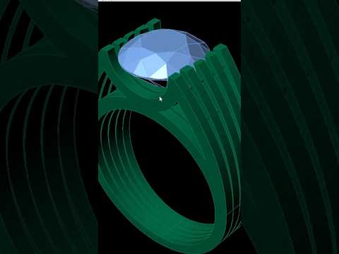 Matrix 9 Programı - Tektaş yüzük nasıl yapılır #cad #3dprinting #matrix9