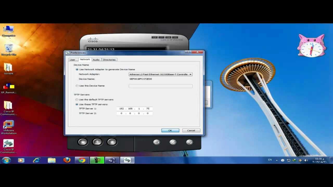Installing Cisco IP Communicator and register it with CUCM Server - YouTube