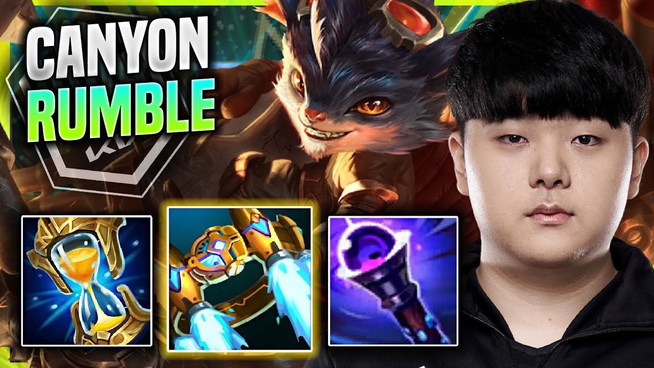 WHEN CANYON PLAYS RUMBLE JUNGLE! - DWG Canyon Plays Rumble JUNGLE vs ...