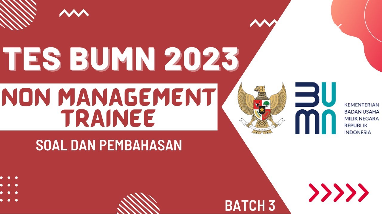 TKB NON MANAGEMENT TRAINEE | CONTOH SOAL TKB BUMN 2023 - YouTube