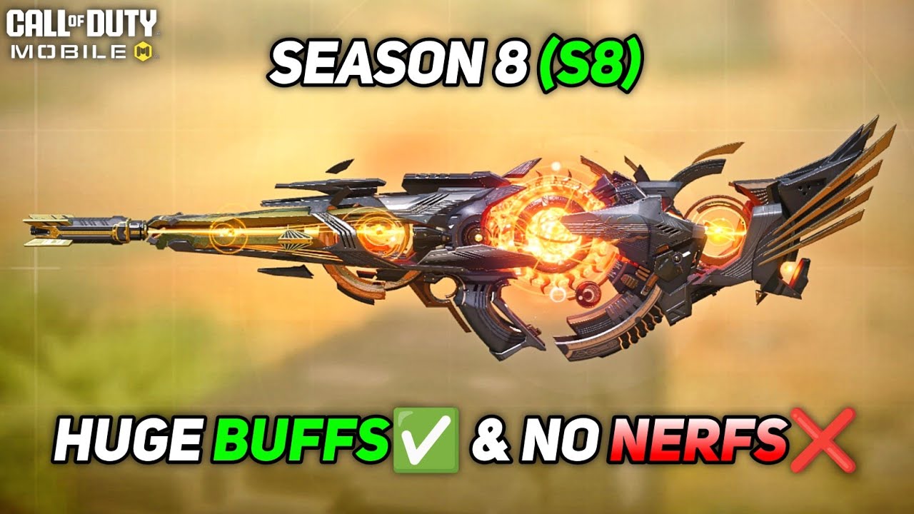 CODM Season 8 Huge Buffs and No Nerfs - YouTube