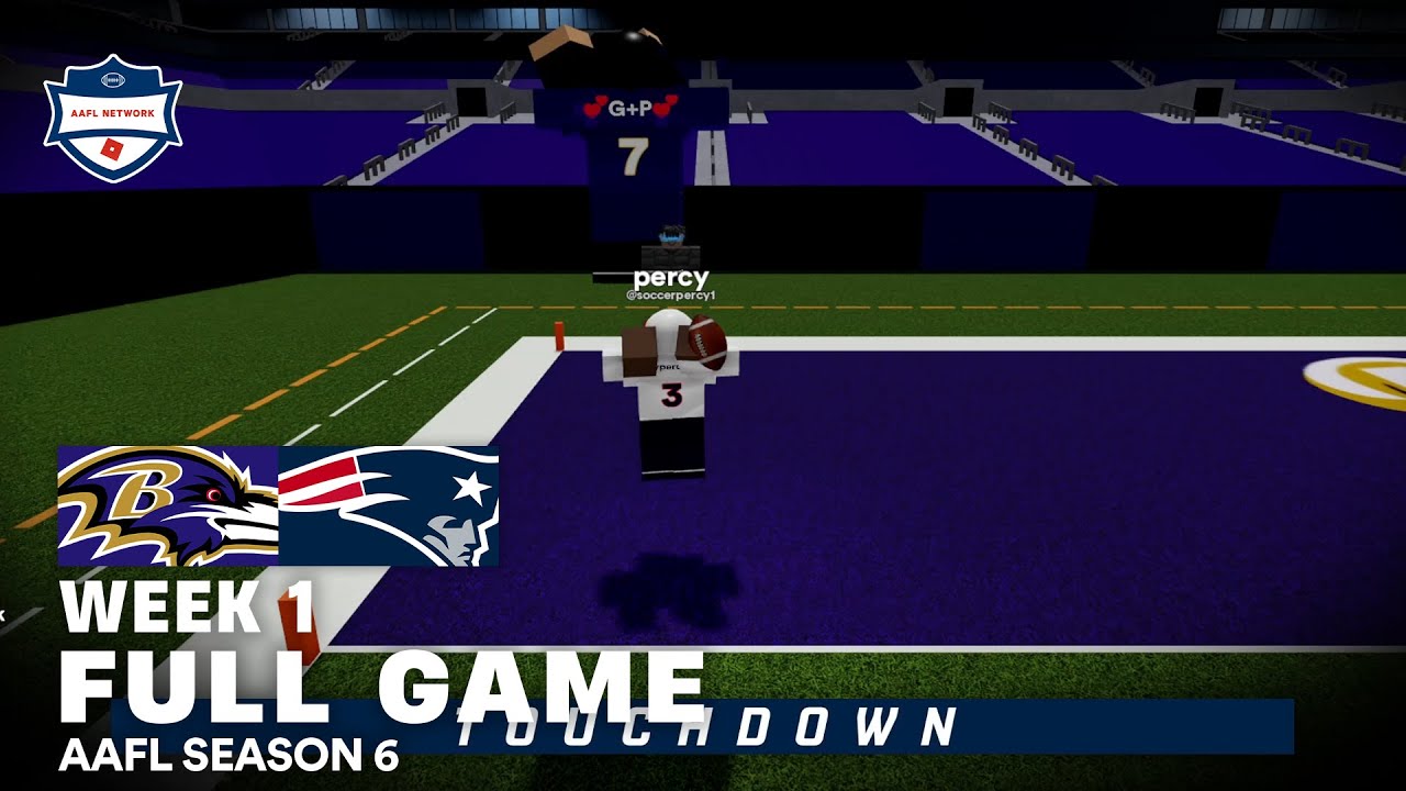 [AAFL S6] Baltimore Ravens vs. New England Patriots FULL GAME VOD ...