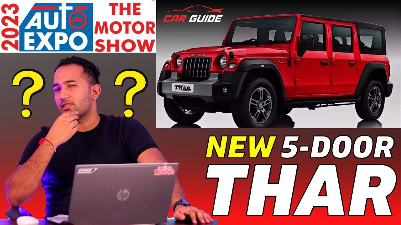 All New Mahindra Thar 5 Door SOON | New Thar 2023 at Auto Expo 2023 ...
