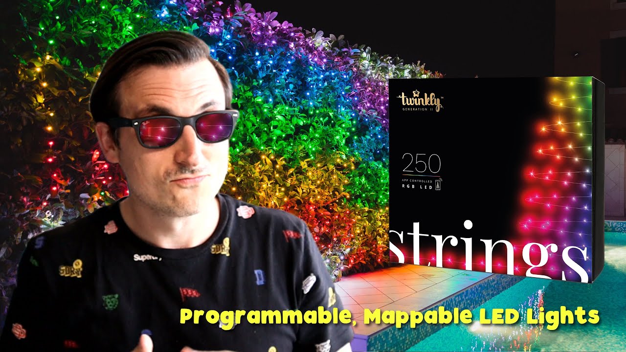 Unboxing and Setting up Twinkly Light Strings - Programmable, Mappable ...