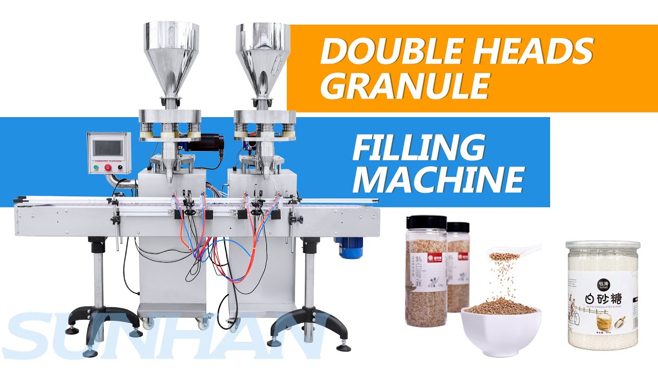 How To Fill Granule into Bottle By Automatic Granule Filling Machine ...