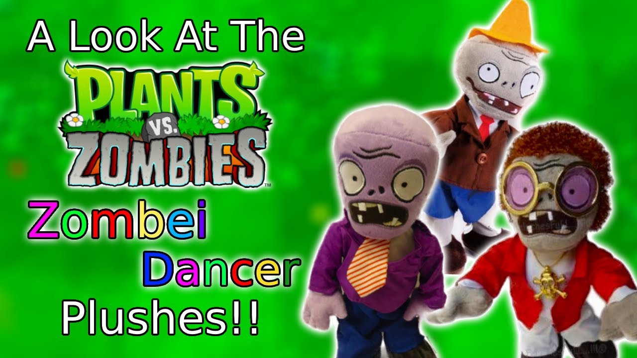 A Look At The Plants Vs Zombies Zombei Dancer Plushes!! - YouTube