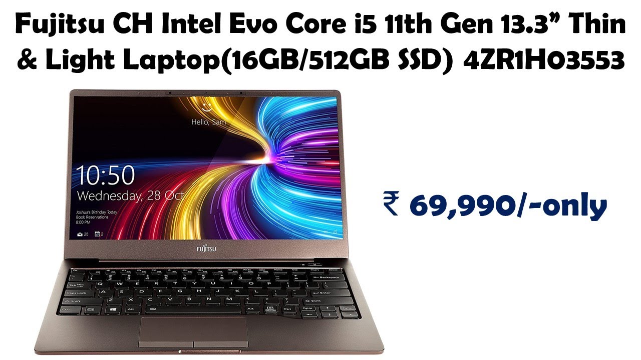 Fujitsu CH Intel Evo Core i5 11th Gen 13.3” Thin & Light Laptop(16GB ...