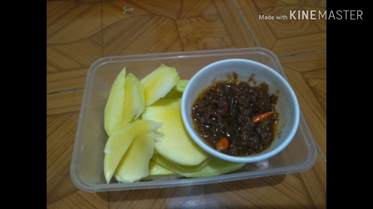 Mangga with alamang - YouTube