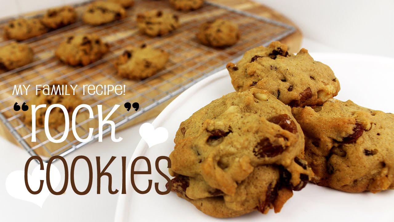 Rock Cookies (Raisin and Walnut Cookies)| ロッククッキー（レーズンとくるみ入りクッキー） - YouTube
