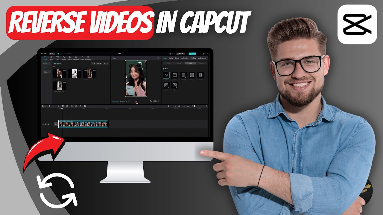 How to REVERSE Video in CapCut - 2024 Tutorial - YouTube