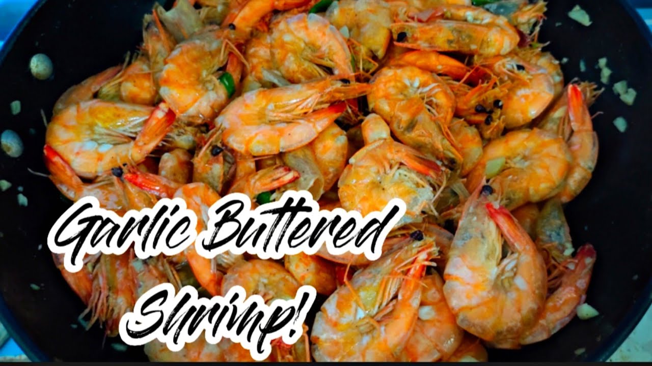 Garlic Buttered Shrimp with Sprite sa Kawali Tulyase - YouTube